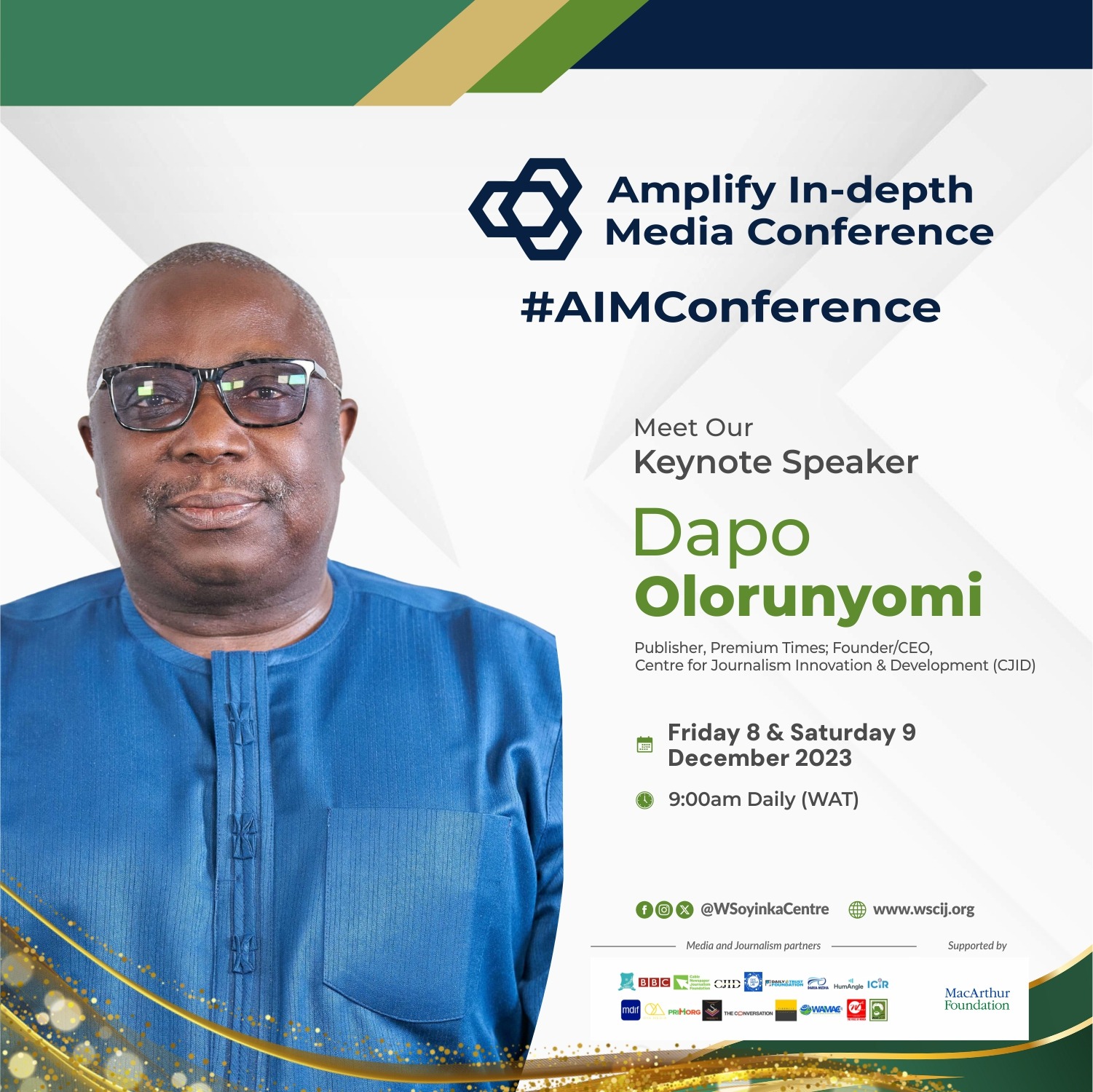 Dapo Olorunyomi, veteran investigative journalist, and serial founder ...